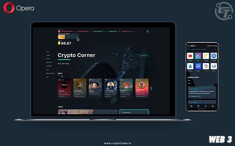 Opera launches Beta Version of its Web 3 Browser | The Crypto Times Opera launches Beta Version of its Web 3 Browser | The Crypto Times
